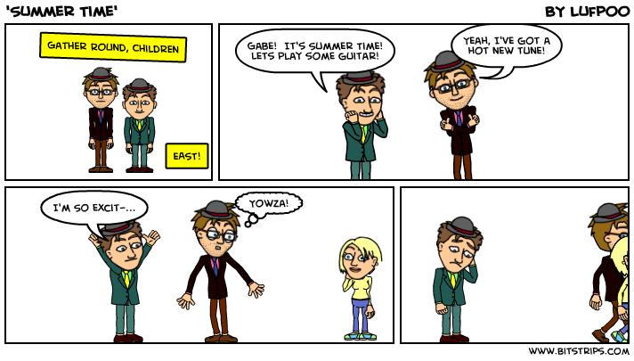 Comic Strip #7 – Summer Time | Gather Round Children